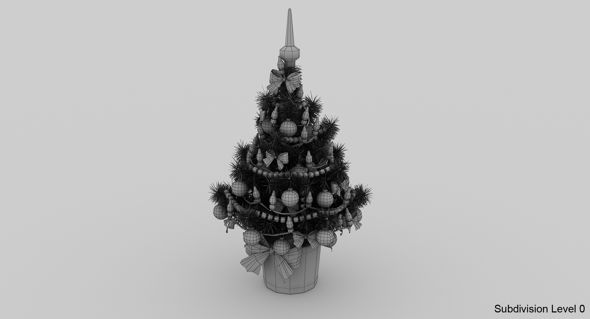 small christmas tree 2 3d model
