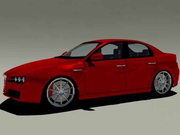 alfa romeo 159 3d model