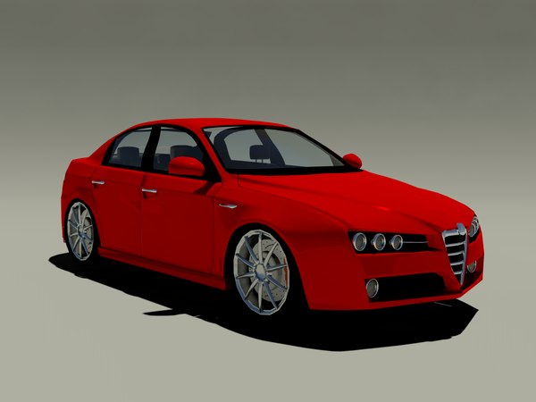 alfa romeo 159 3d model