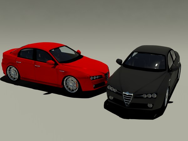 alfa romeo 159 3d model