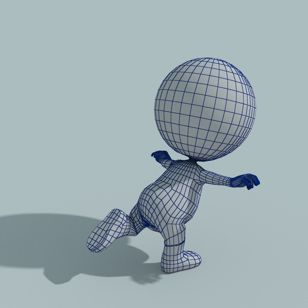 3D Stickman Character Simple - TurboSquid 1586746