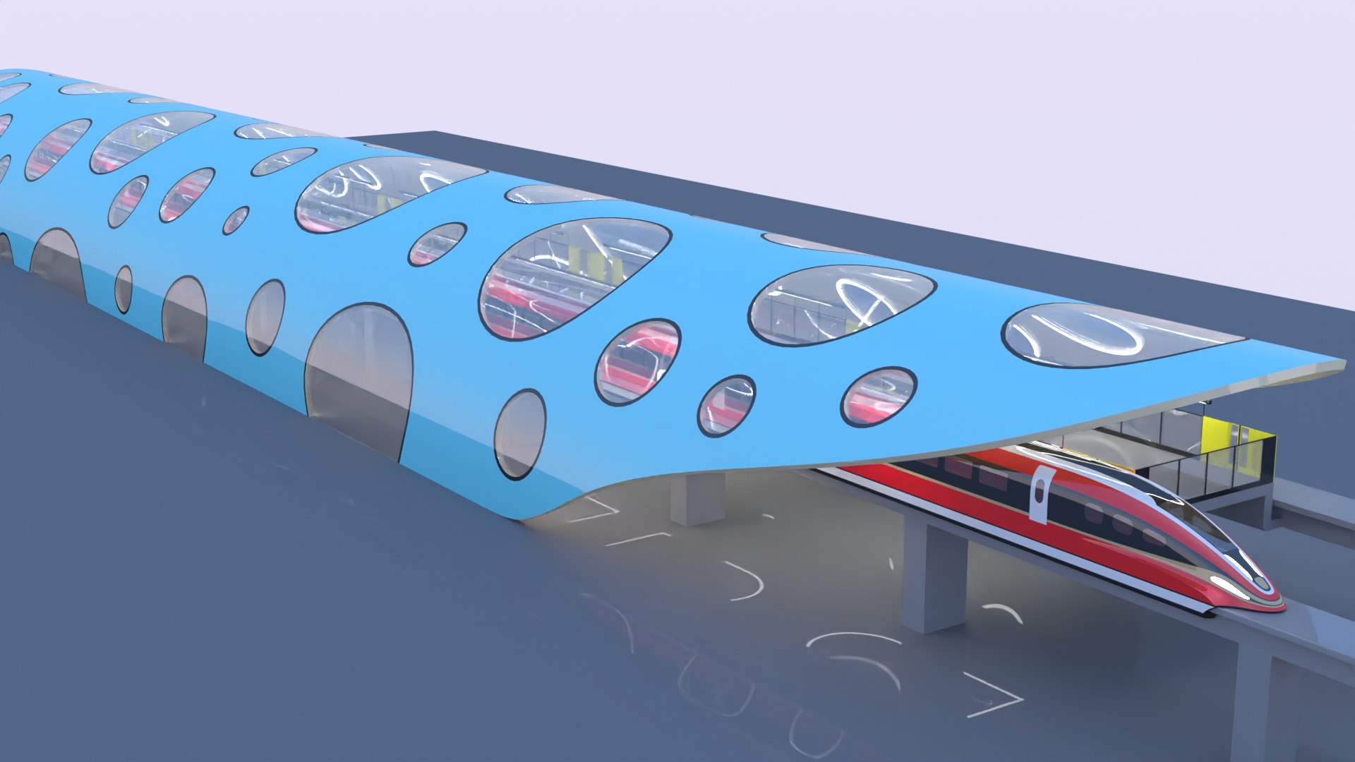 3D Maglev Stations Collection - TurboSquid 2087137