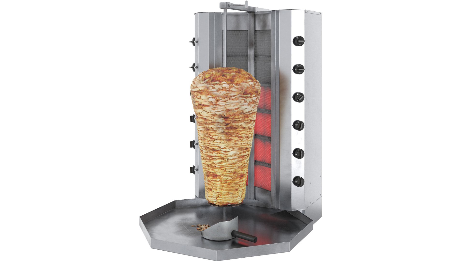 3D Model Equipment For Shawarma Cafe - TurboSquid 2005033