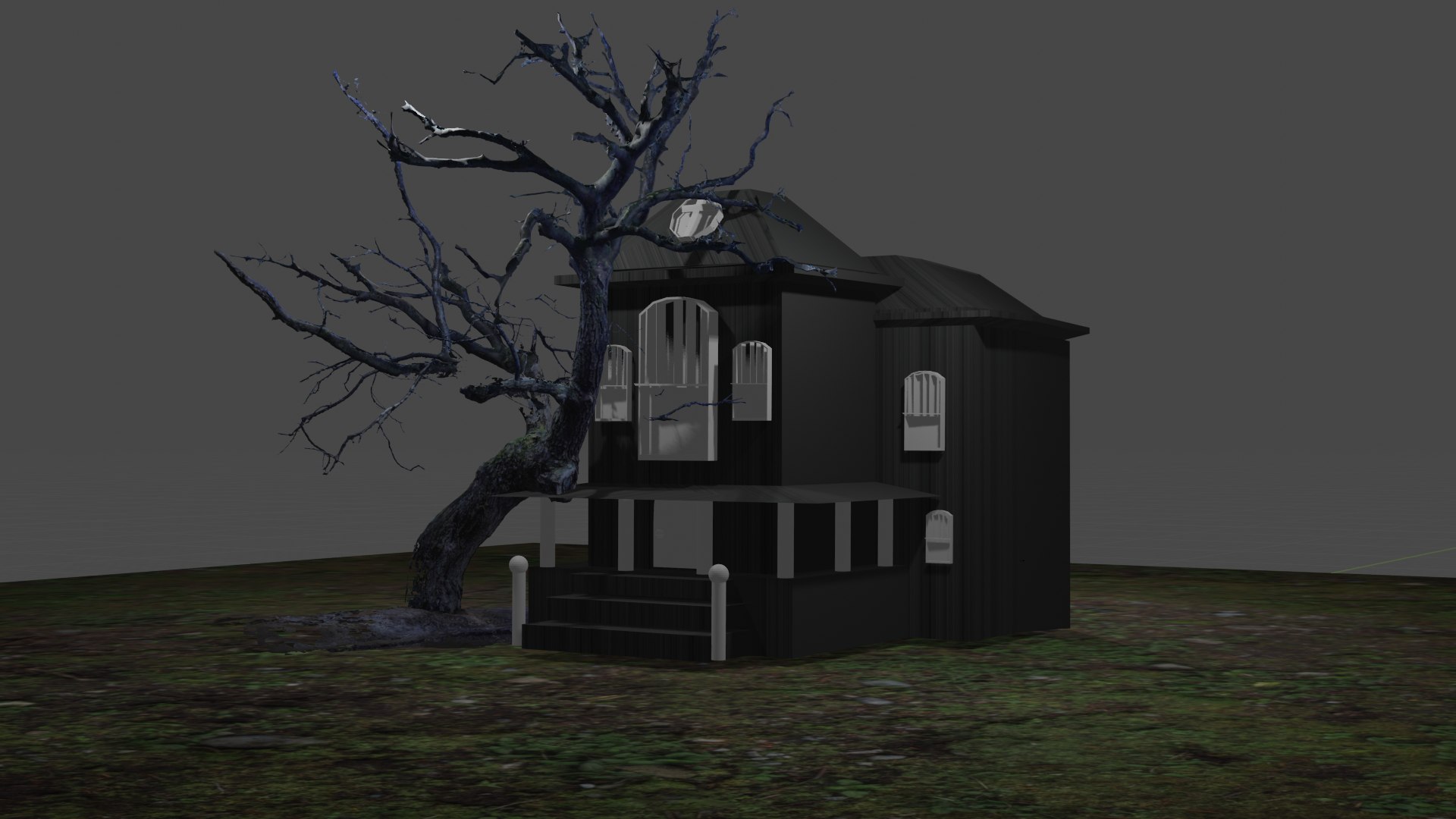 Scary House 3D Model - TurboSquid 2079625