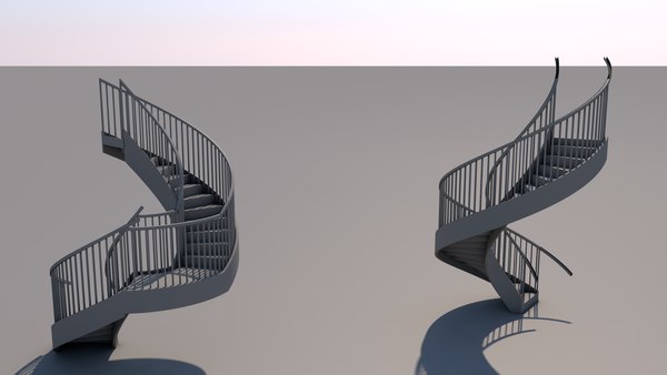 stair steps 3d model