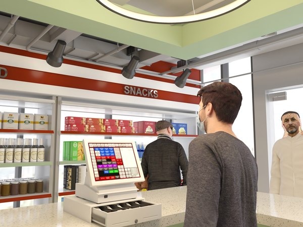 3D Cashier Models | TurboSquid