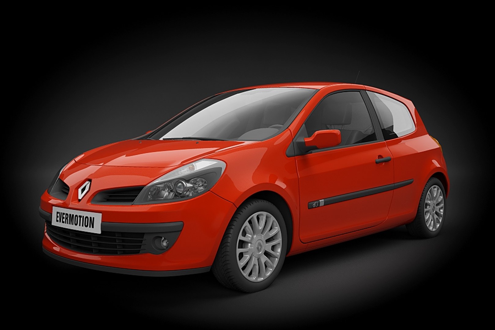 Car Renault Clio Iii 3d Model