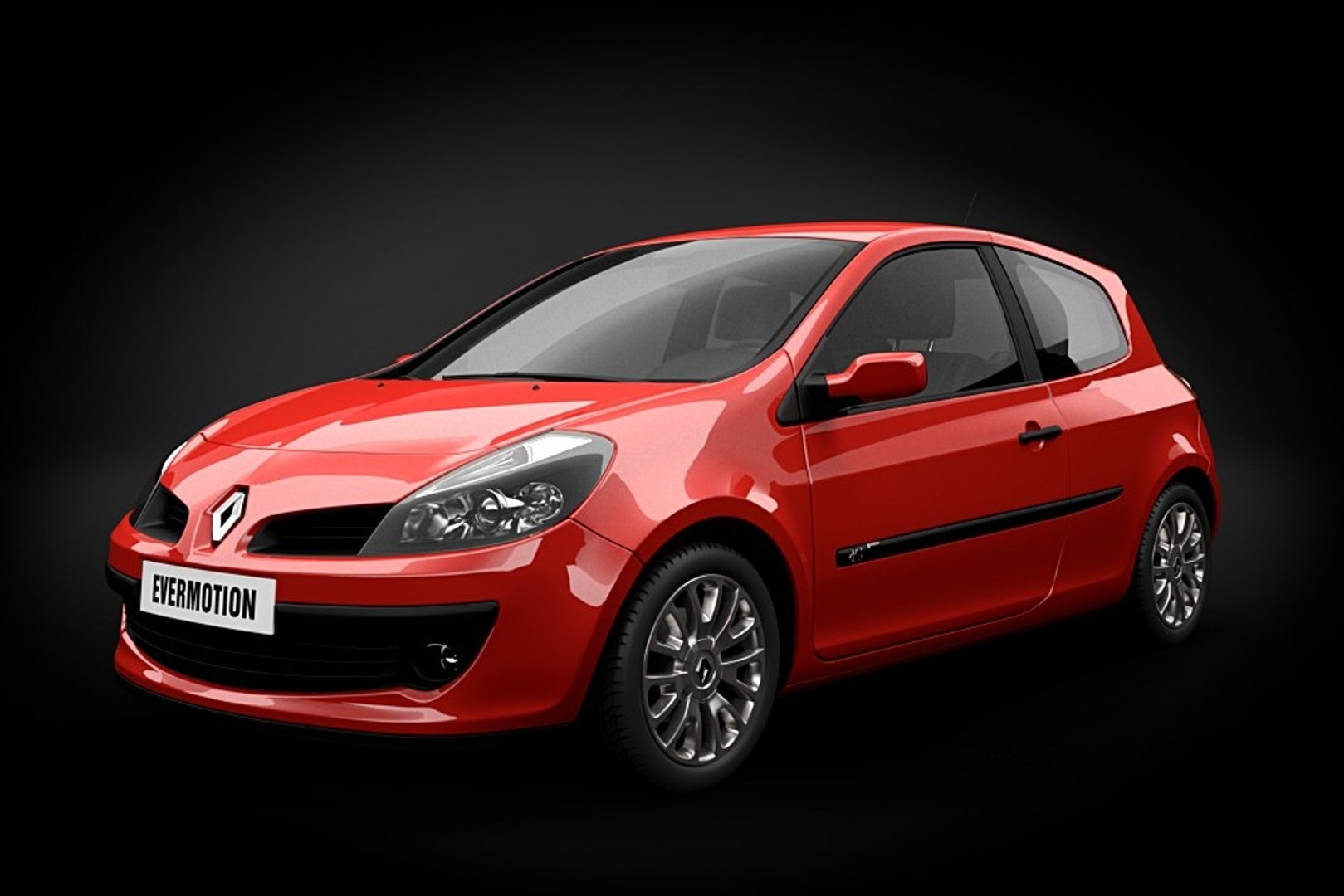 Car Renault Clio Iii 3d Model