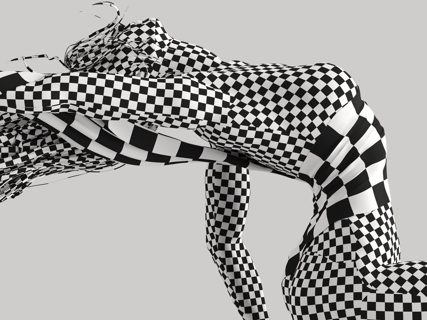 Female Sculpture Windy White Gips Color Model - TurboSquid 2002598