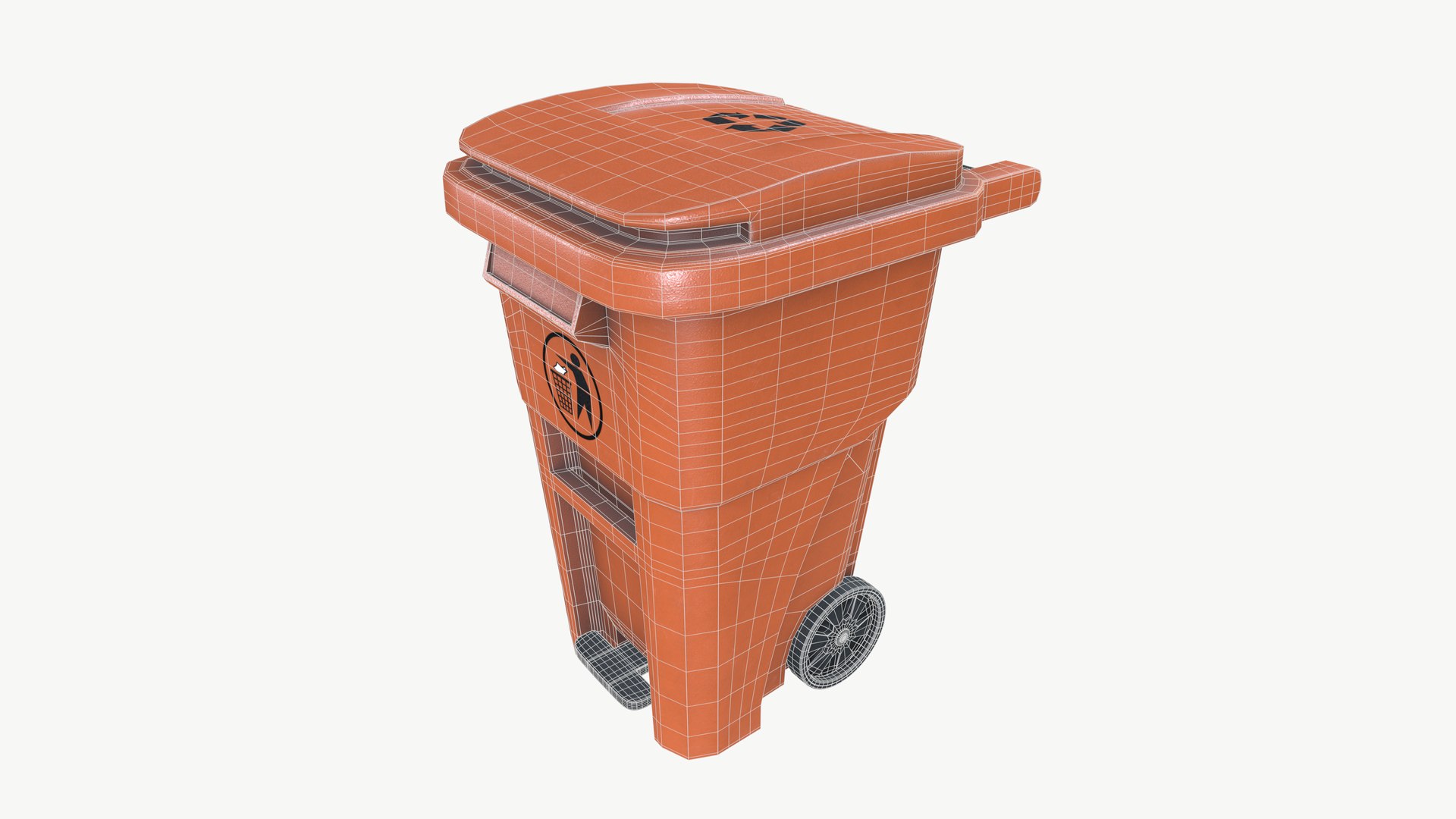 3D Trash Bin - TurboSquid 2298388