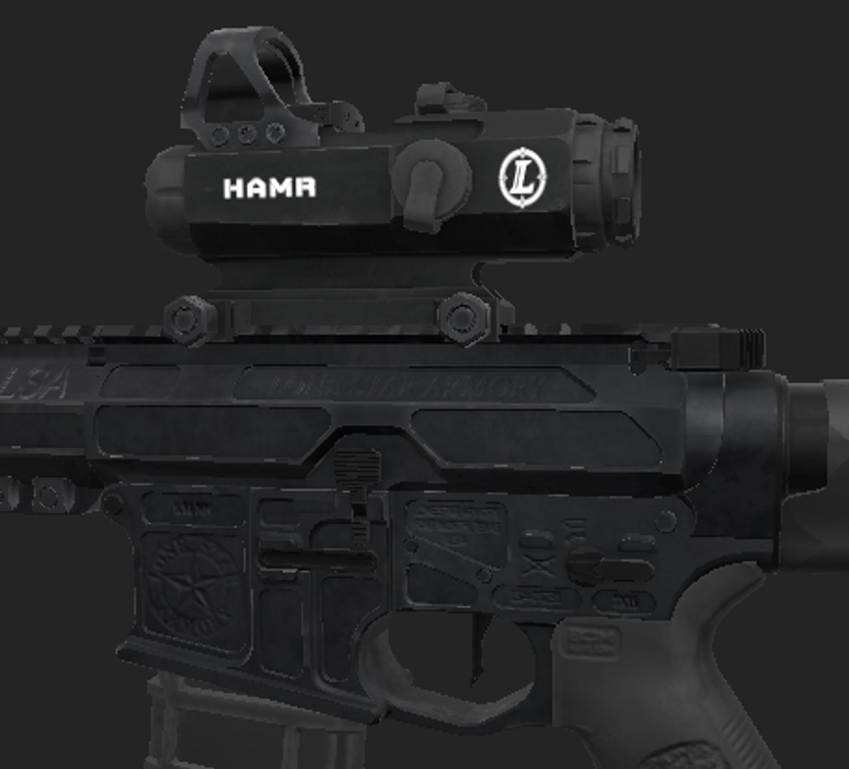 3D Tx-15 Rifle Model - TurboSquid 1580014