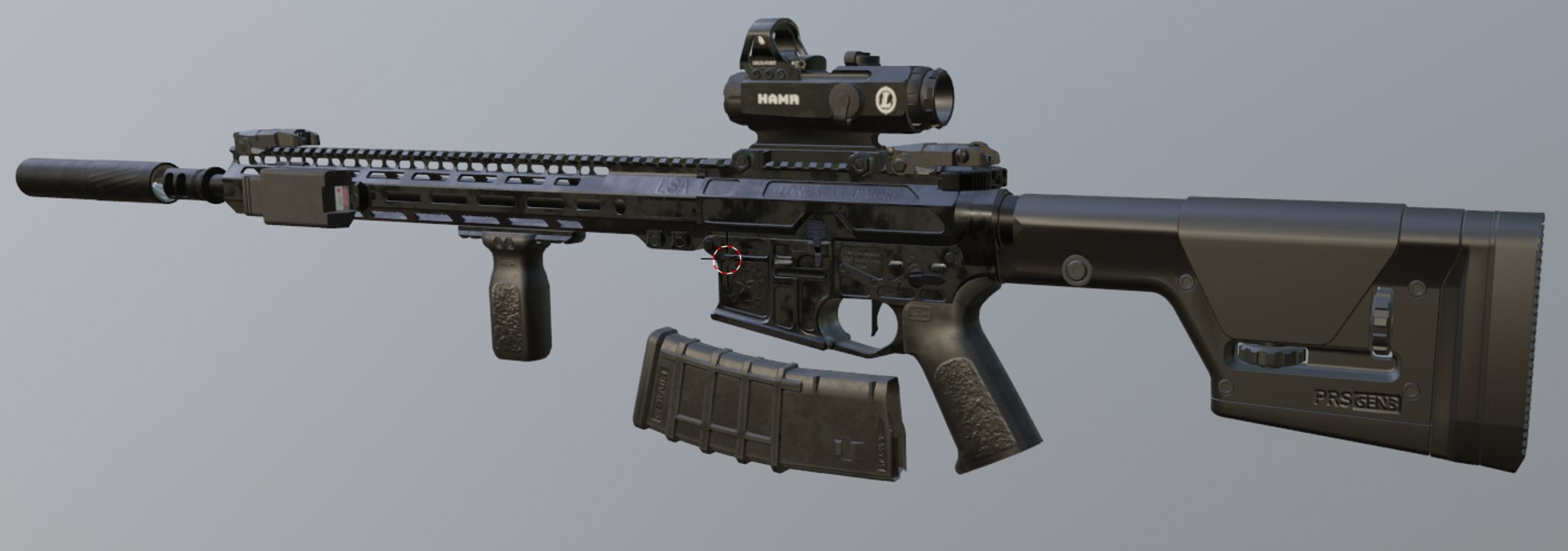 3D Tx-15 Rifle Model - TurboSquid 1580014