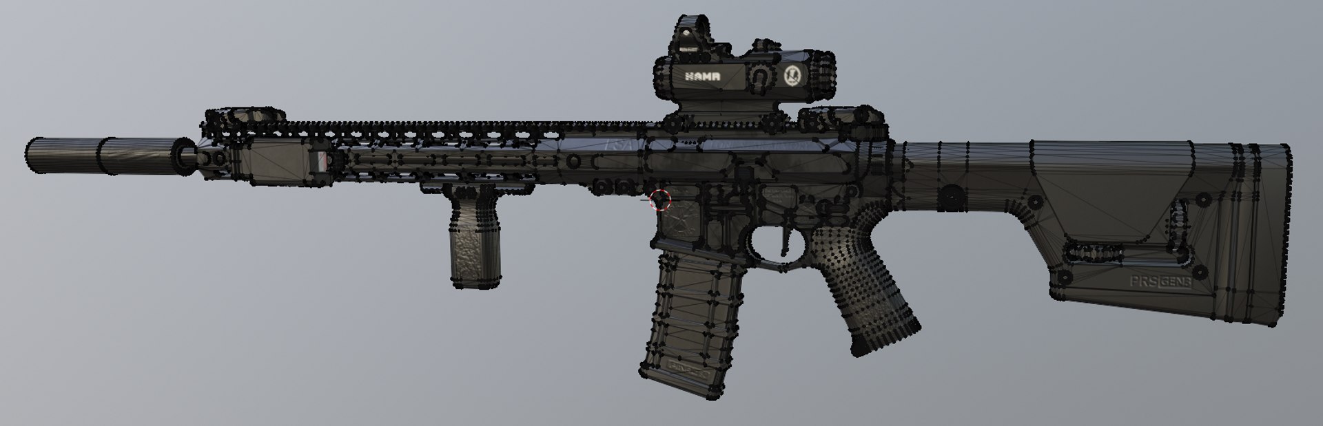 3D Tx-15 Rifle Model - TurboSquid 1580014