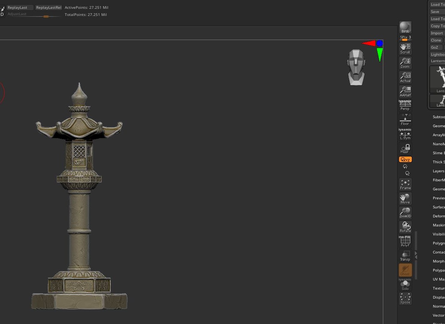 Stone Lantern 3D Model - TurboSquid 2146738