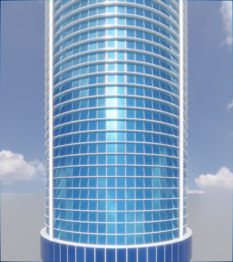 Parametric Building 1b6 3D Model - TurboSquid 2397740