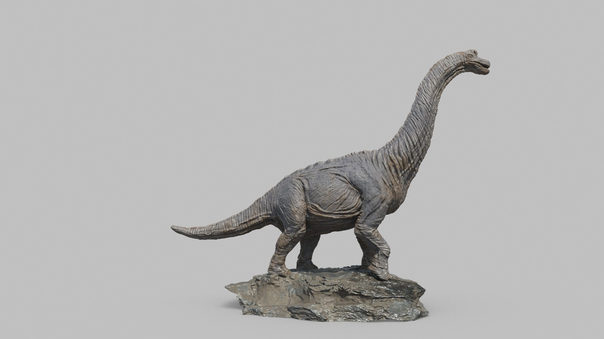 3D Brachiosaurus Statue Model - TurboSquid 1939363