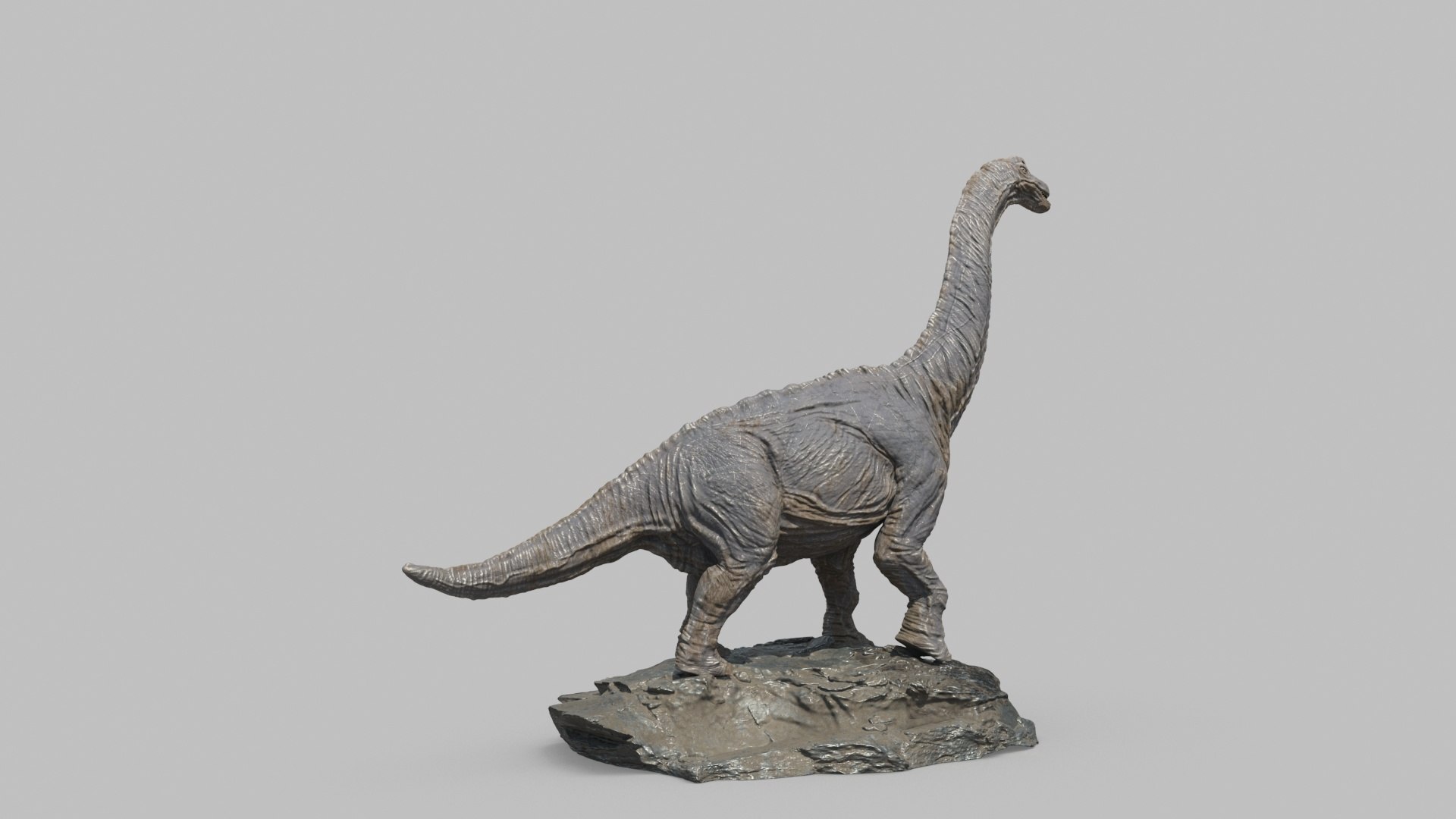 3D Brachiosaurus Statue Model - TurboSquid 1939363