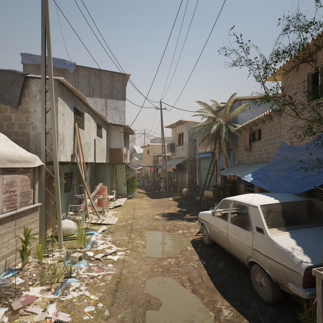 slum city 2 3d max