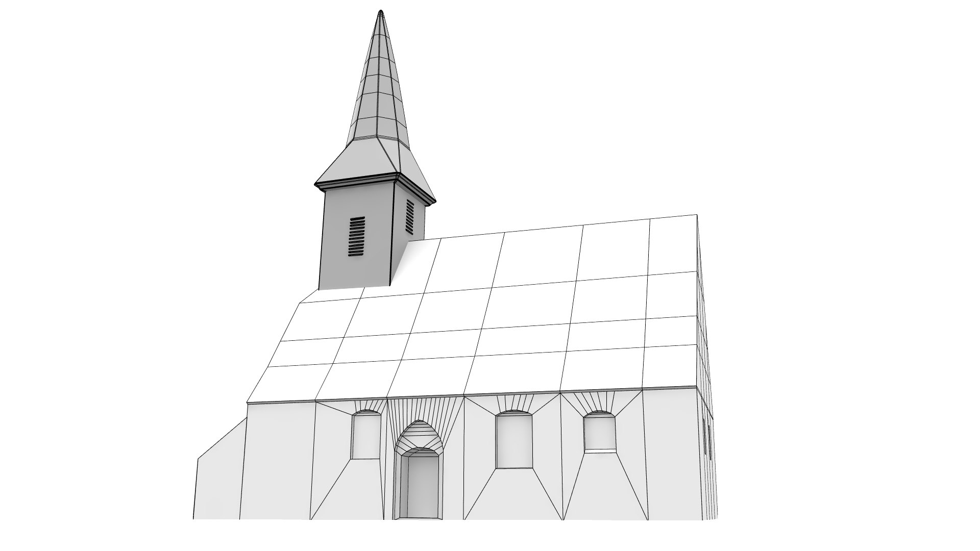 Medieval Church Model - TurboSquid 1692784