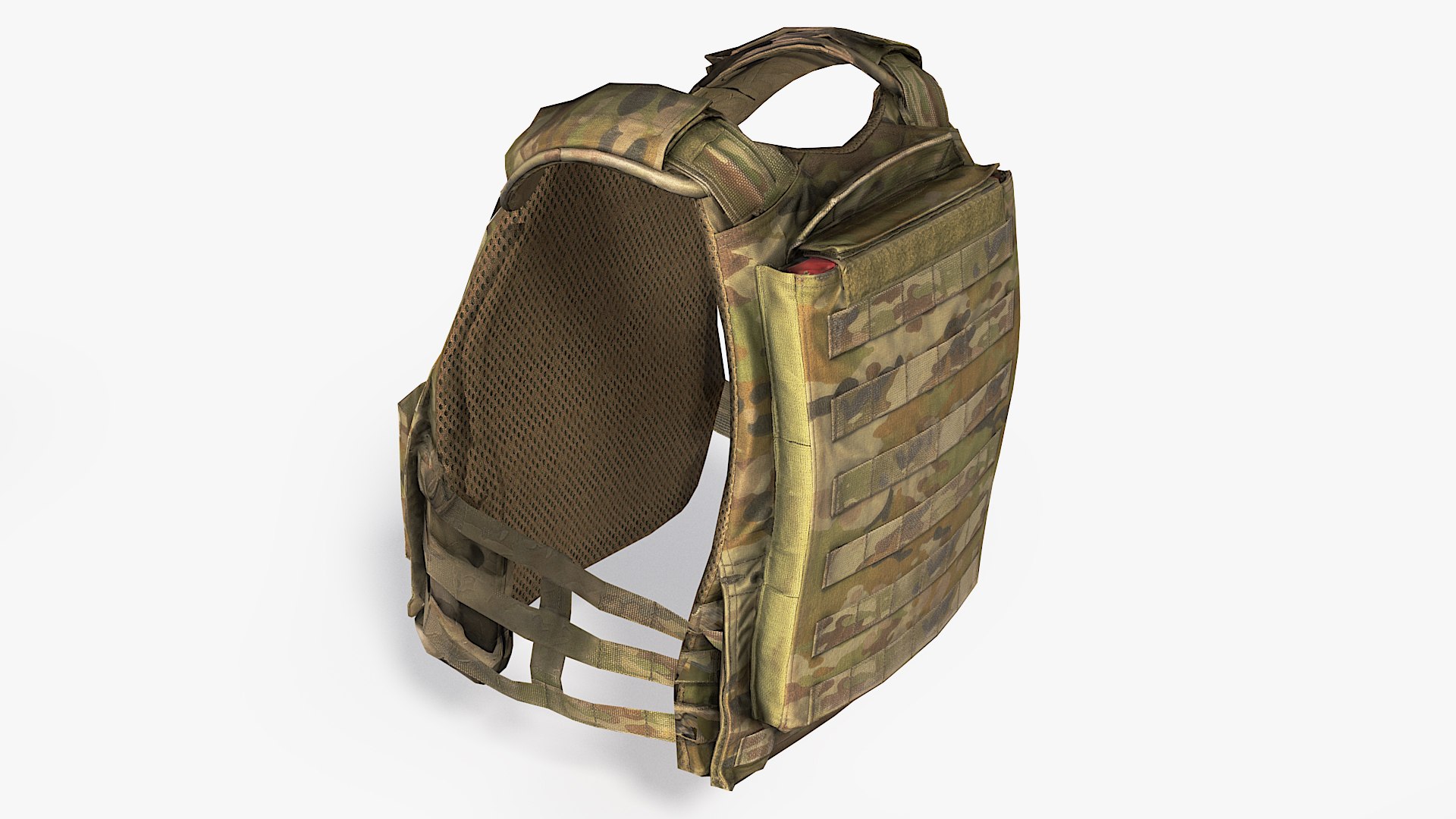 Combat Vest ADF TBAS Tier 2 Australian Defence Force 3D Model ...