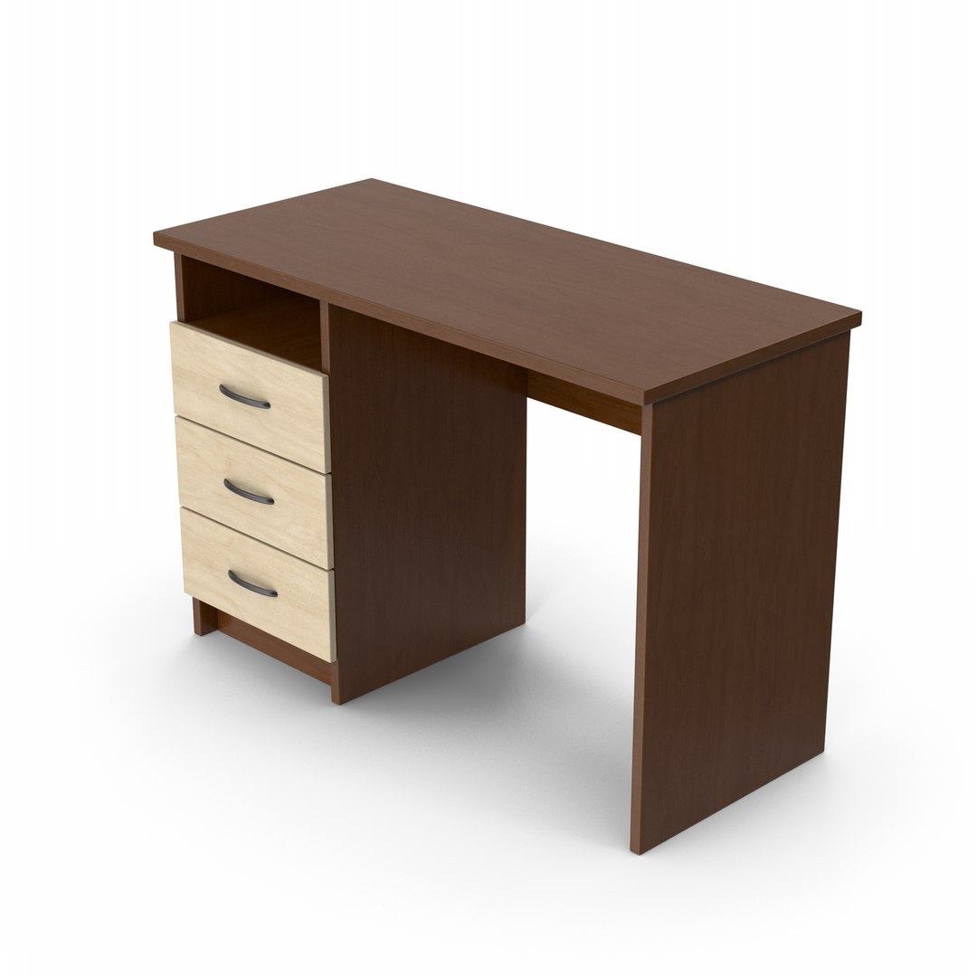 3D Model Home Office Desk - TurboSquid 1839736