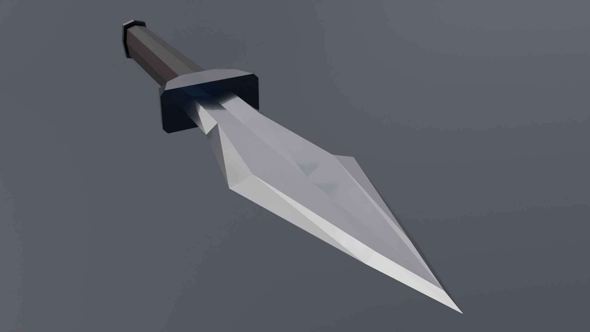 3D Battle Dagger With Ruby - TurboSquid 2380234