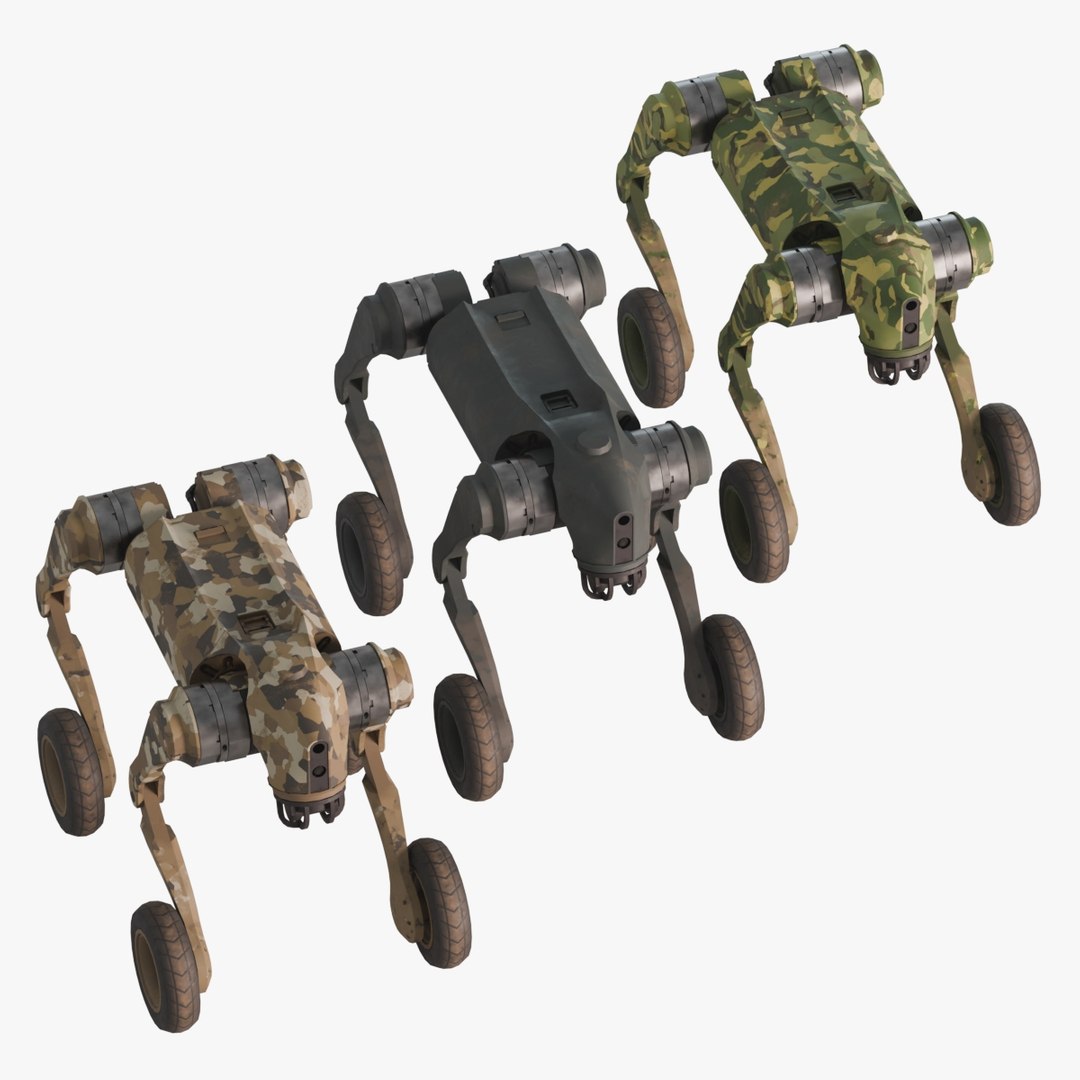 3D Cyberdog Camouflage Series - TurboSquid 2404754