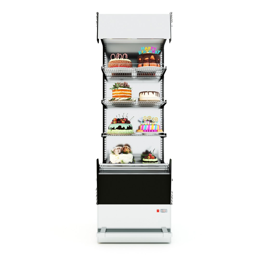 3D Tart Cake Display Refrigerator LB21 Model - TurboSquid 2124259