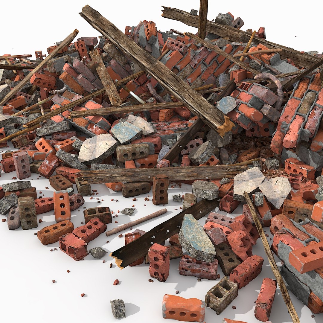 Rubble Block 3d Max