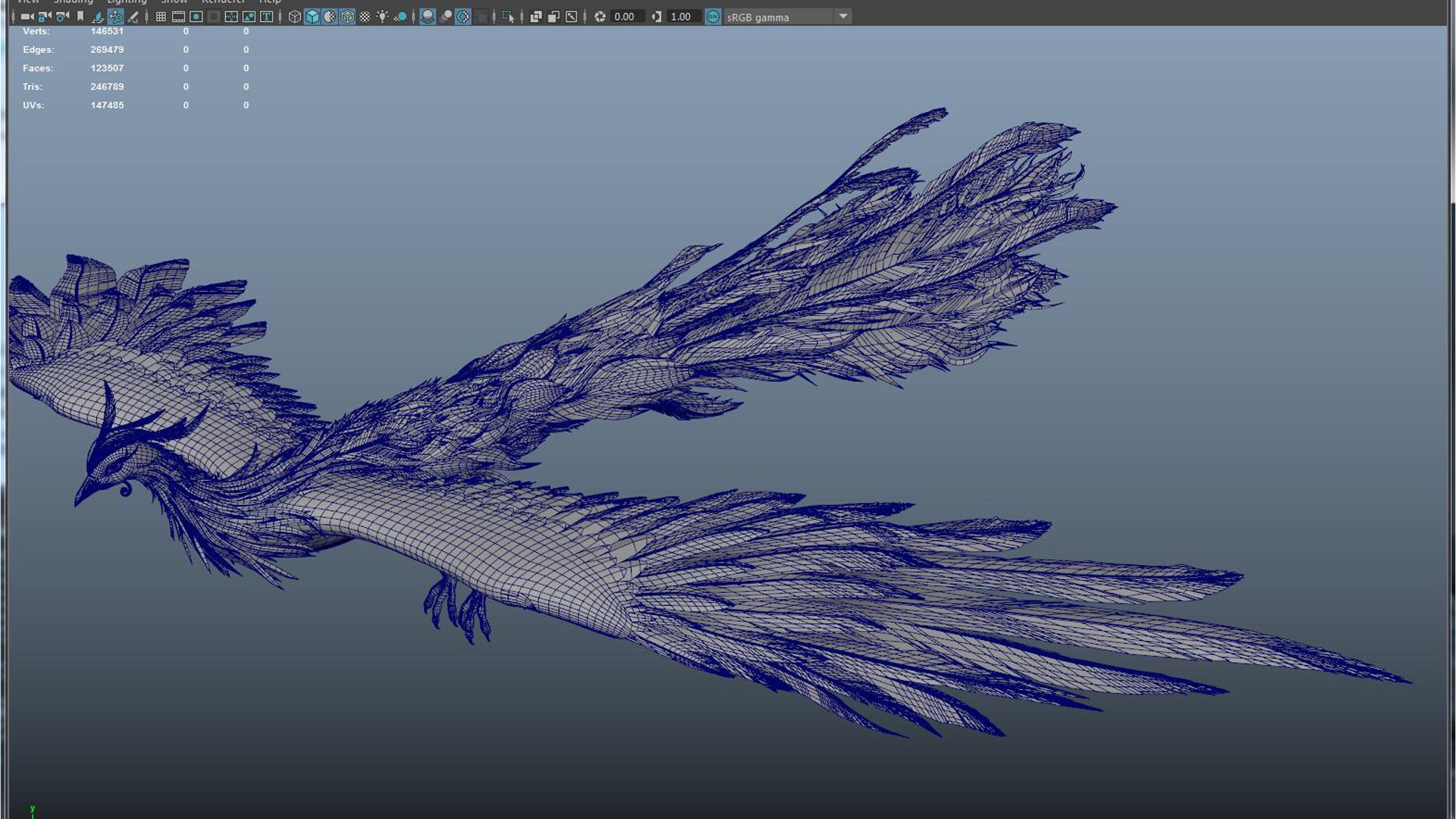 3D Model Phoenix Undead Bird Phoenix - TurboSquid 2027669