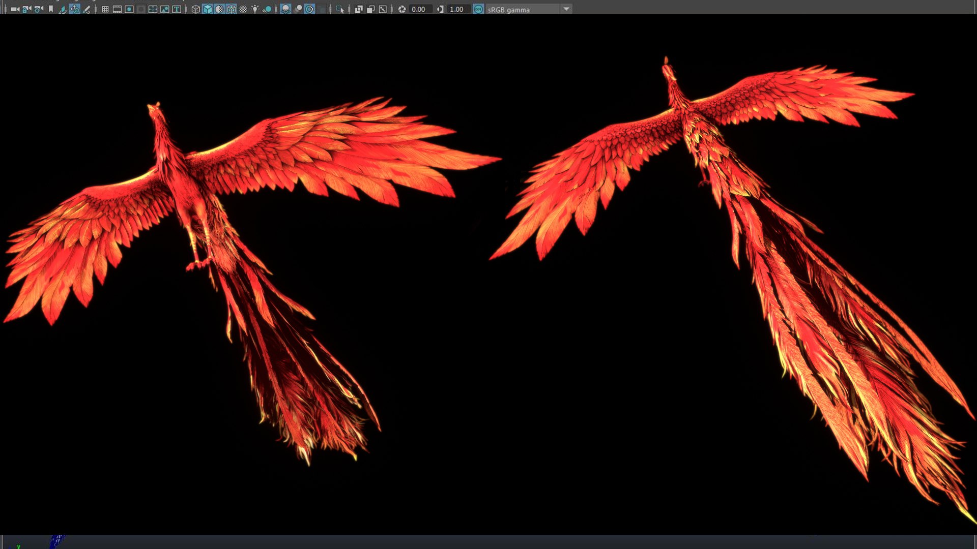 3D Model Phoenix Undead Bird Phoenix - TurboSquid 2027669