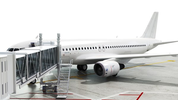 Airport jetway airplane 3D model - TurboSquid 1474030
