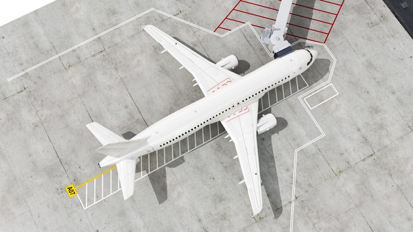 Airport jetway airplane 3D model - TurboSquid 1474030