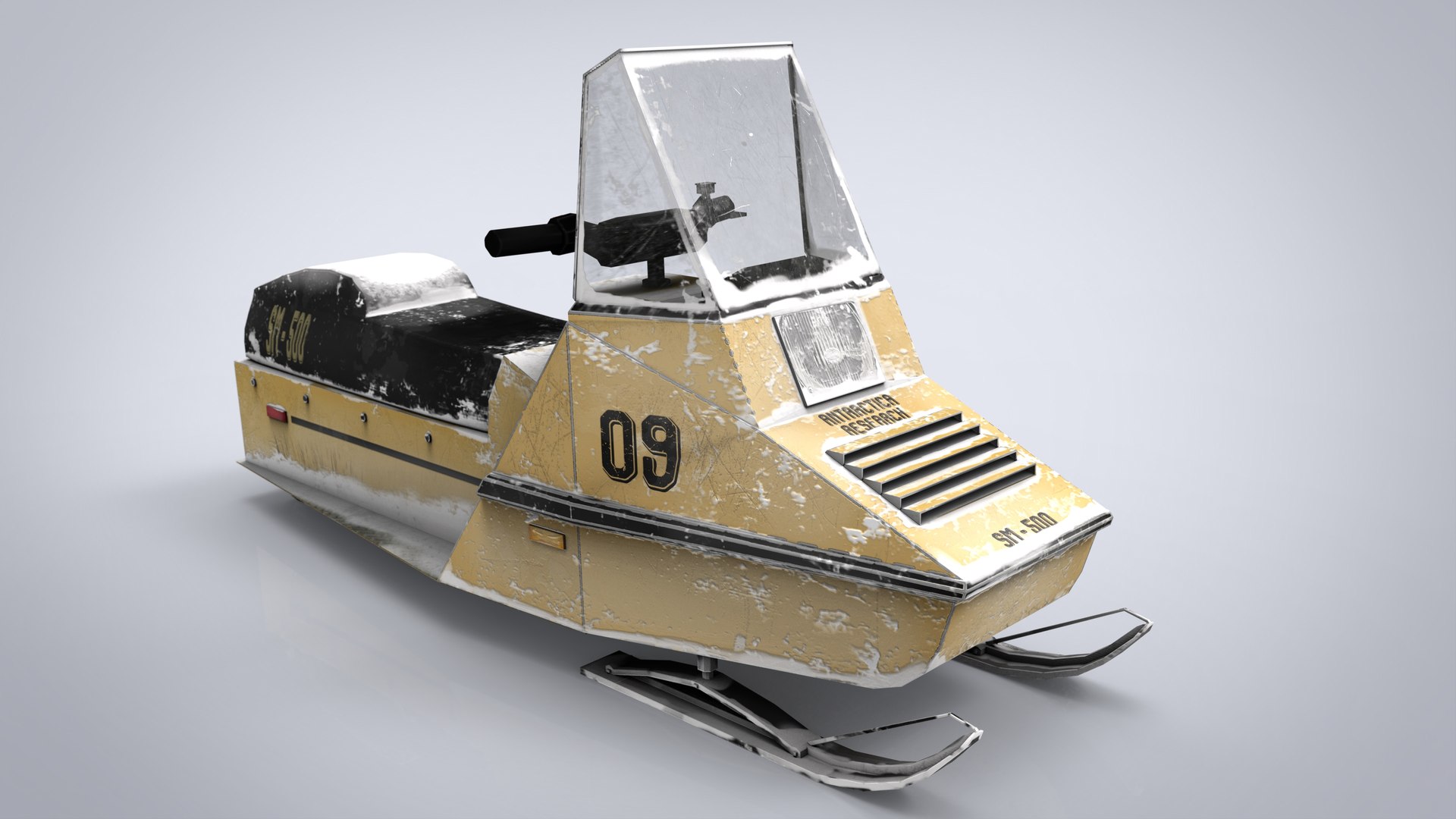 3D Model Snowmobile Vehicle Transport - TurboSquid 1348722