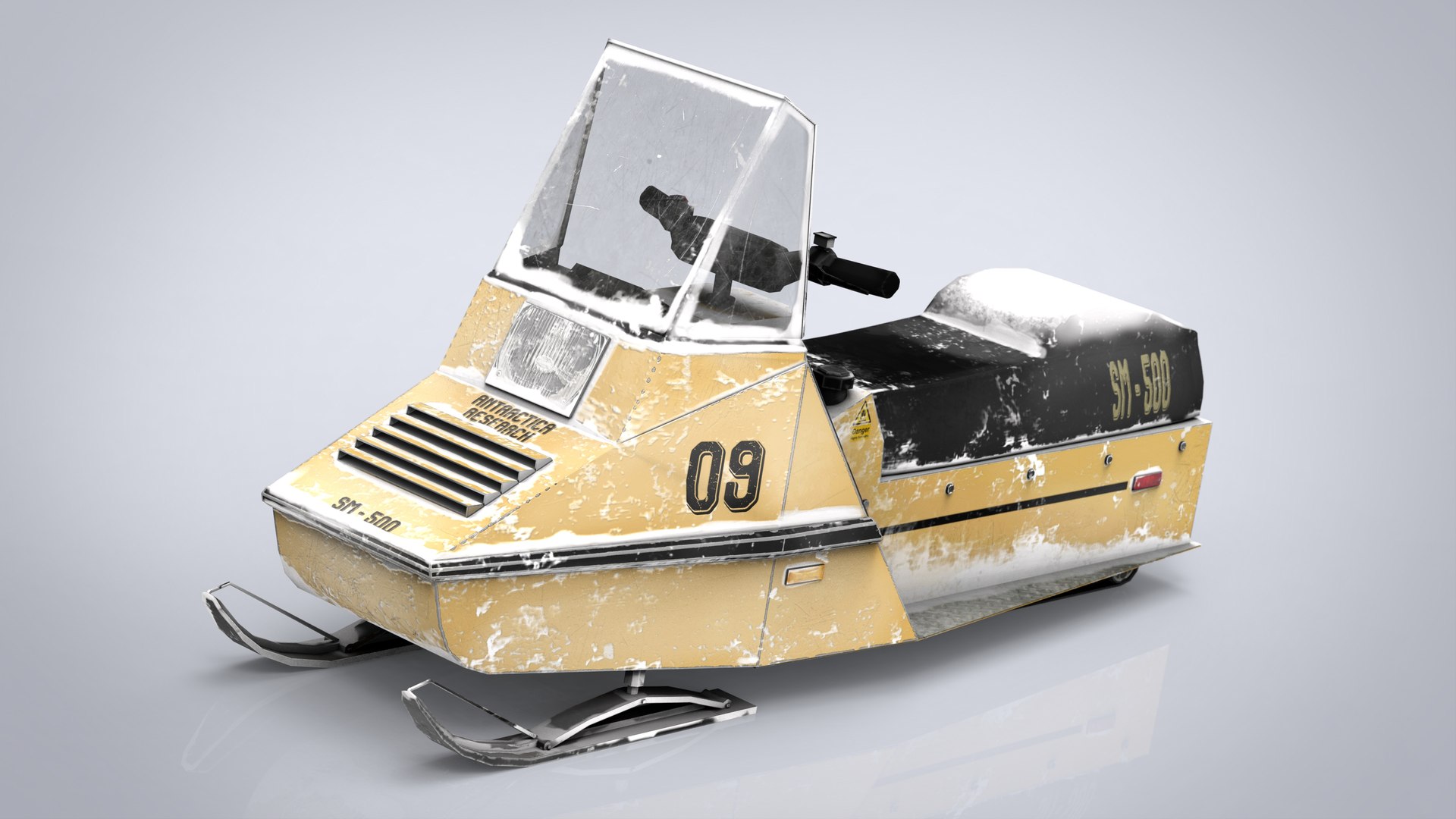 3D Model Snowmobile Vehicle Transport - TurboSquid 1348722