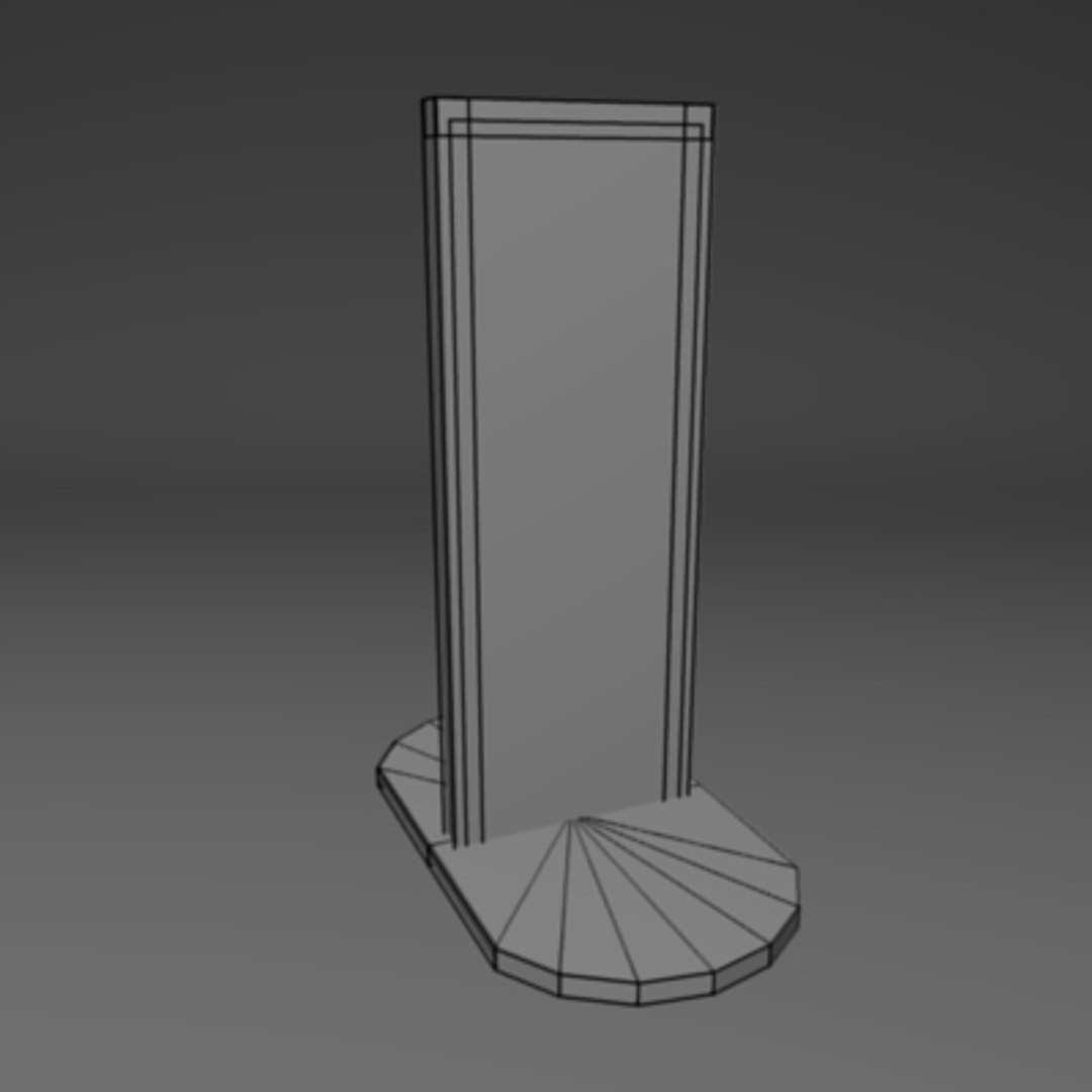 traffic barrier 3d model