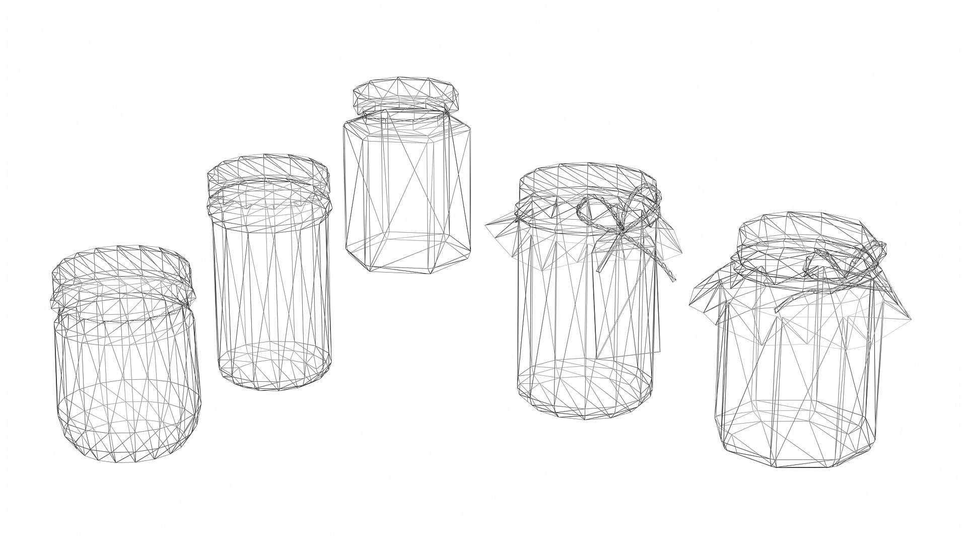 Fruit preserves 3D model - TurboSquid 1543917