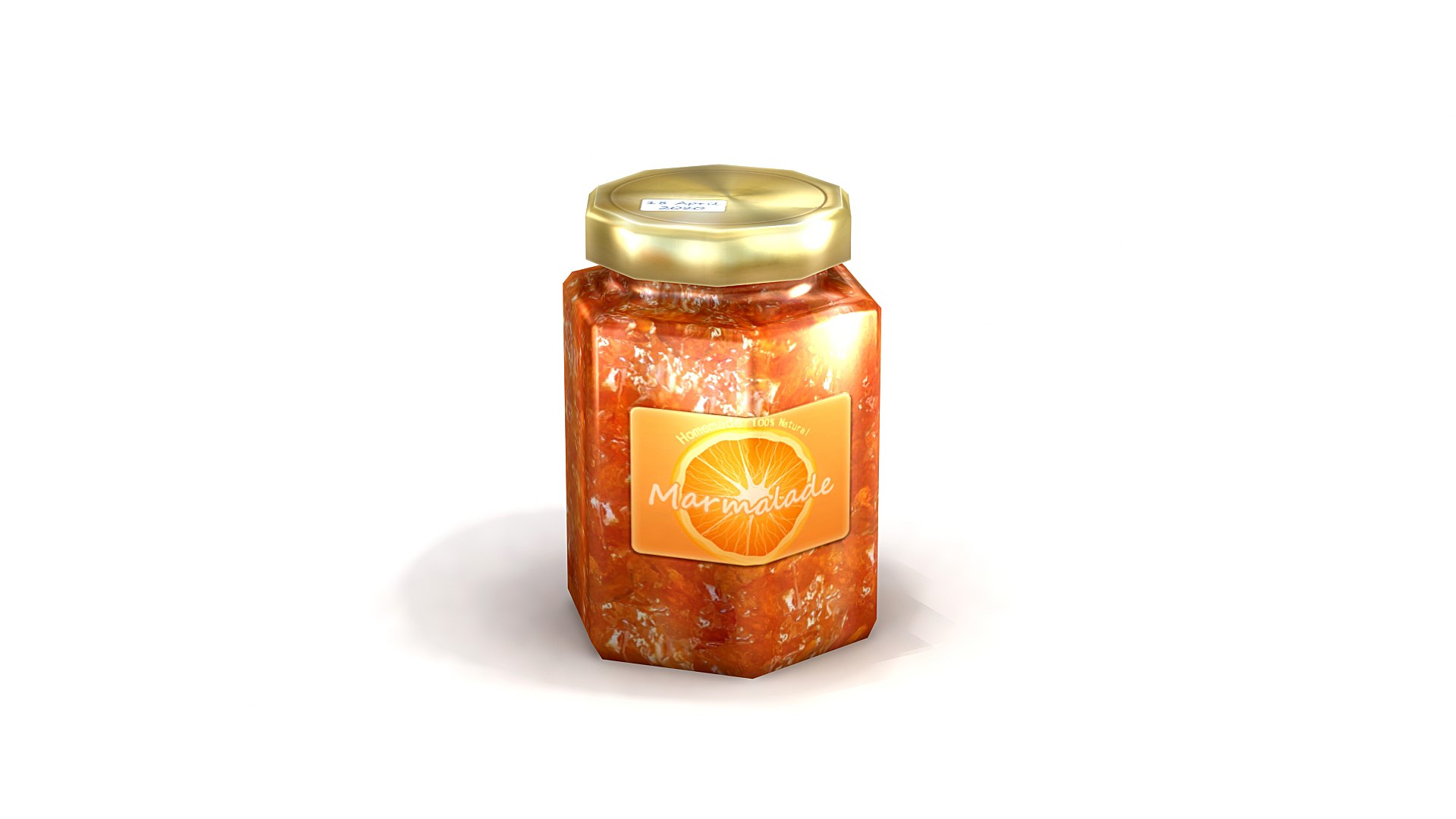 Fruit preserves 3D model - TurboSquid 1543917