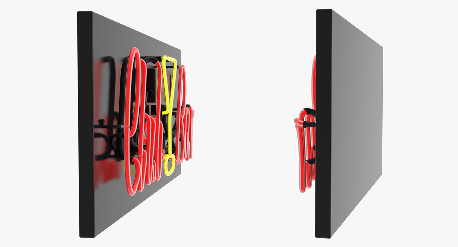 Neon Sign Club Bar 3D - TurboSquid 1369780