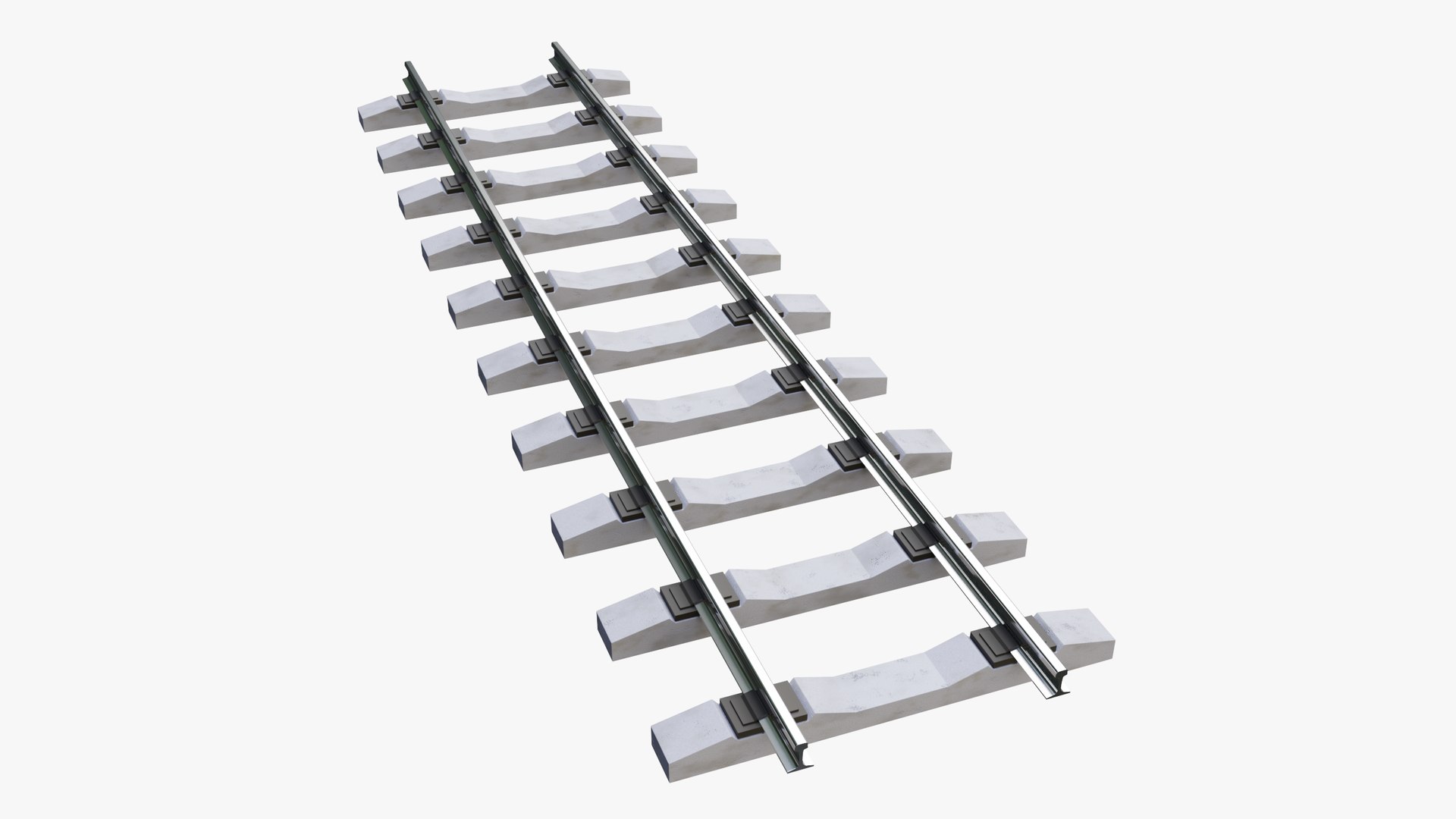 3D universal railway section switchable - TurboSquid 1562264