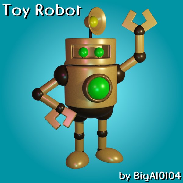 modelo 3d Robot de juguete - TurboSquid 2309426