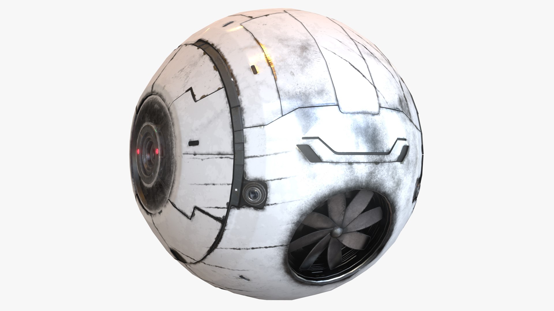 Mini Drone - Spherical Drone 3D - TurboSquid 2199115
