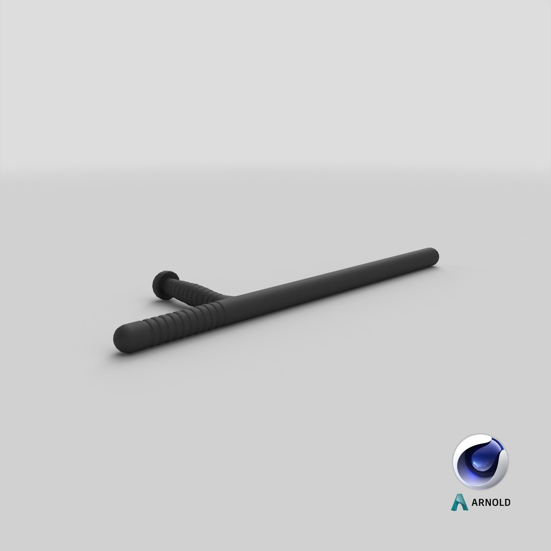 Police Baton 3D model - TurboSquid 1874140