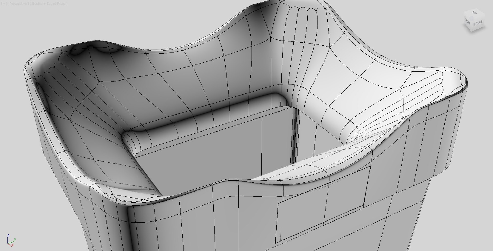 Recycling Bin 3d Model
