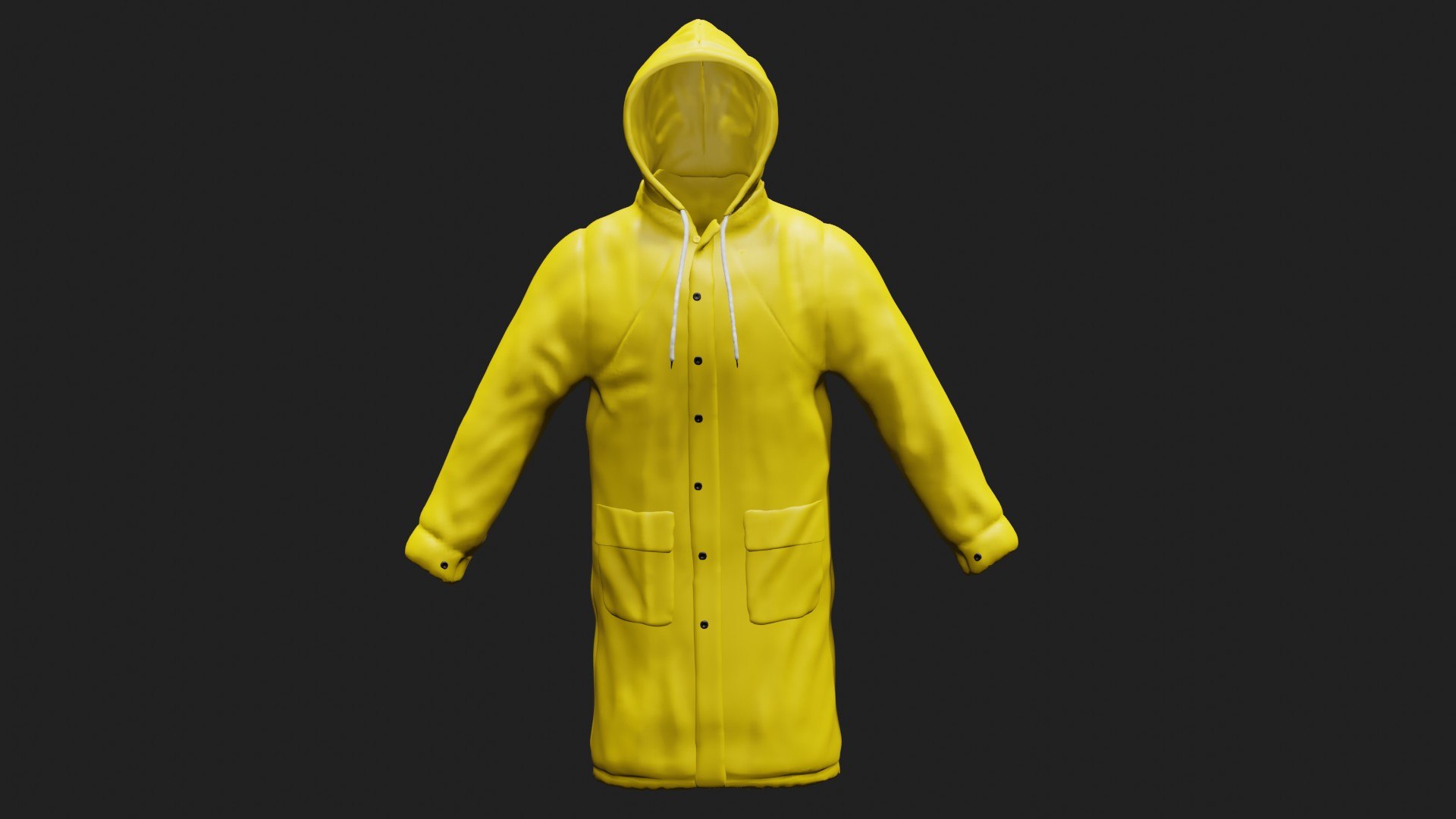 Rain Coat Model - TurboSquid 1778269
