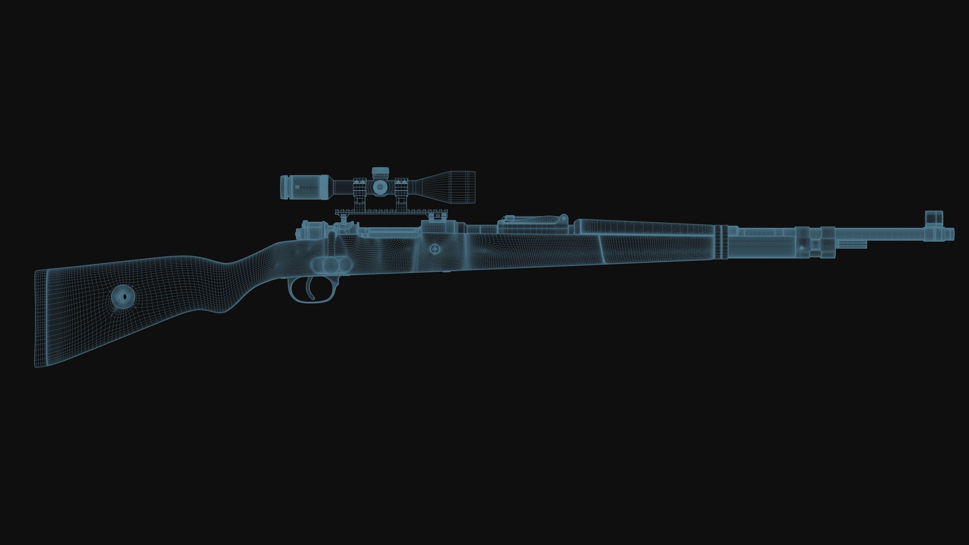 Kar98k Model - TurboSquid 2019861