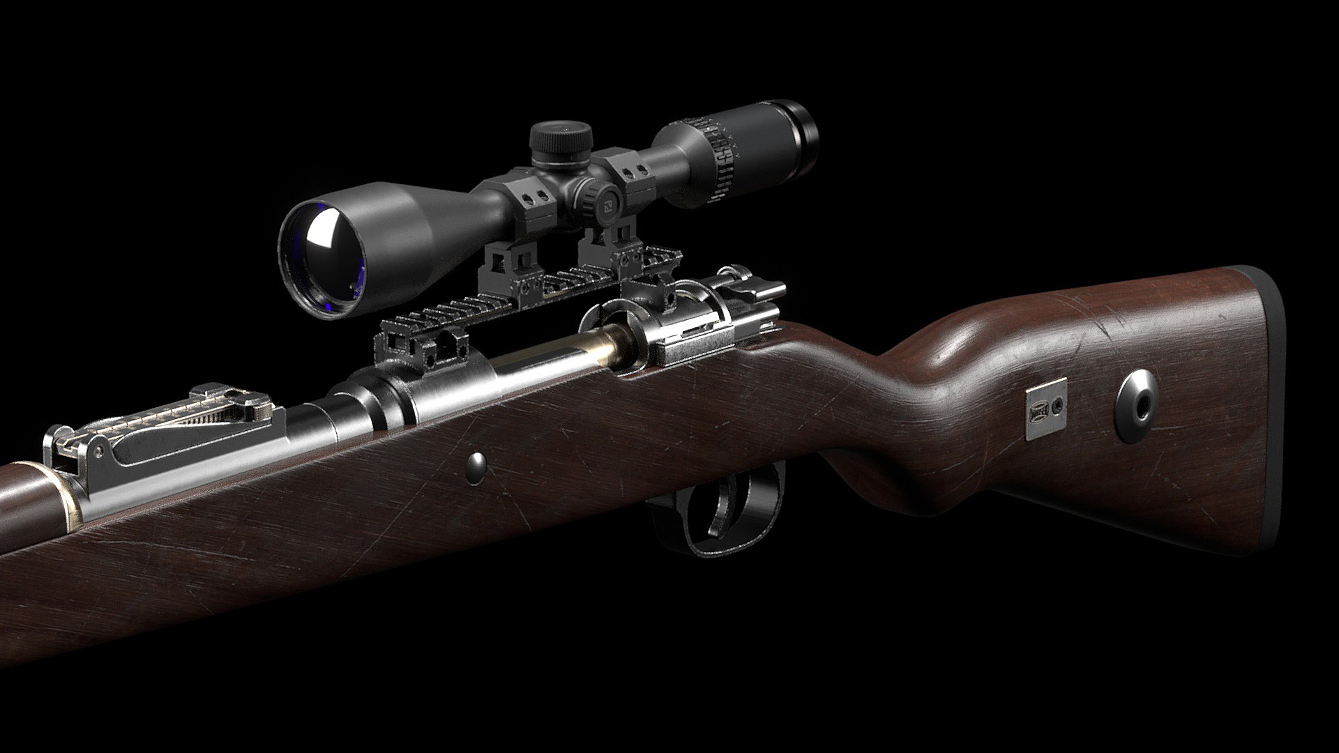 Kar98k Model - TurboSquid 2019861