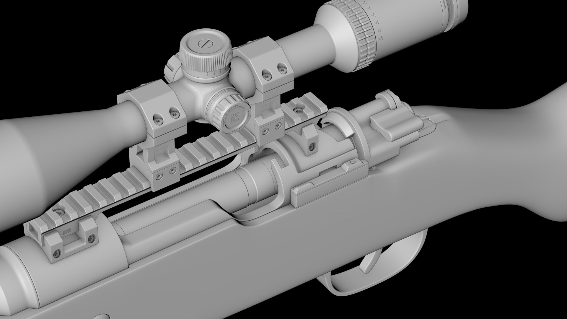 Kar98k Model - TurboSquid 2019861
