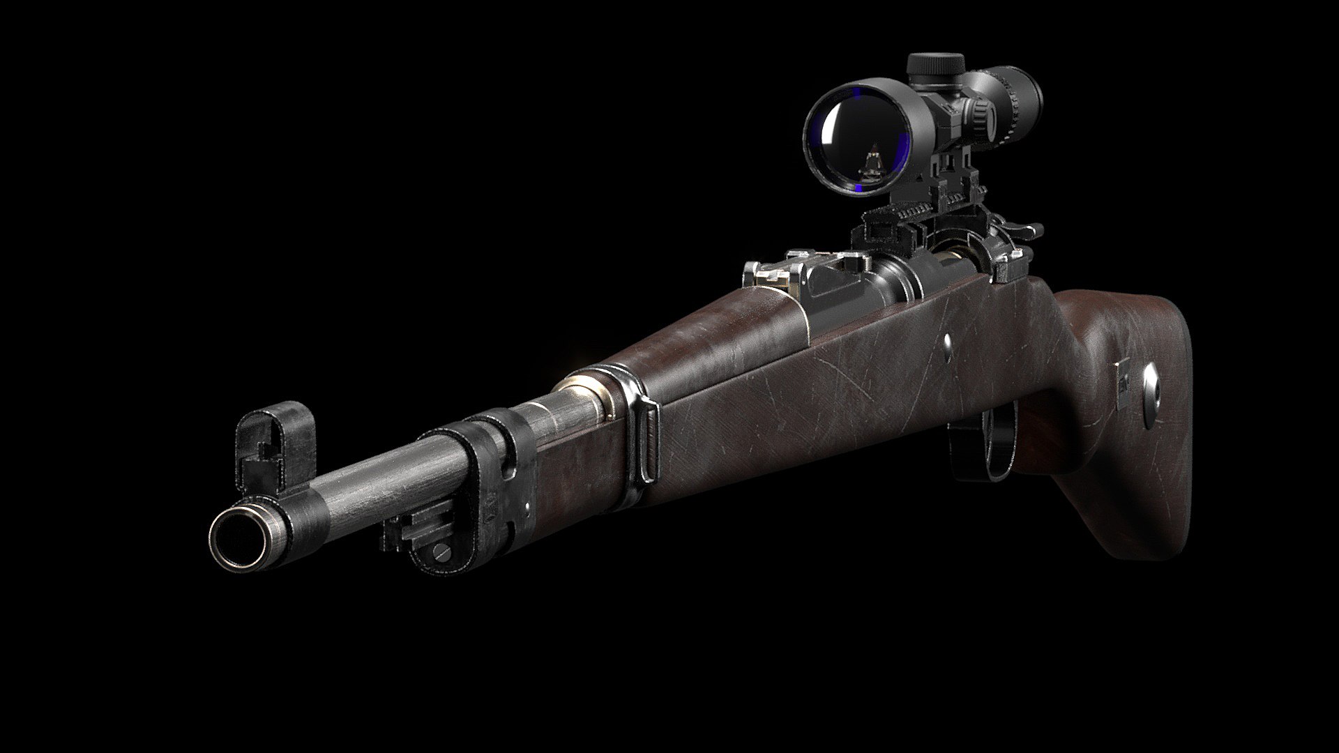 Kar98k Model - TurboSquid 2019861