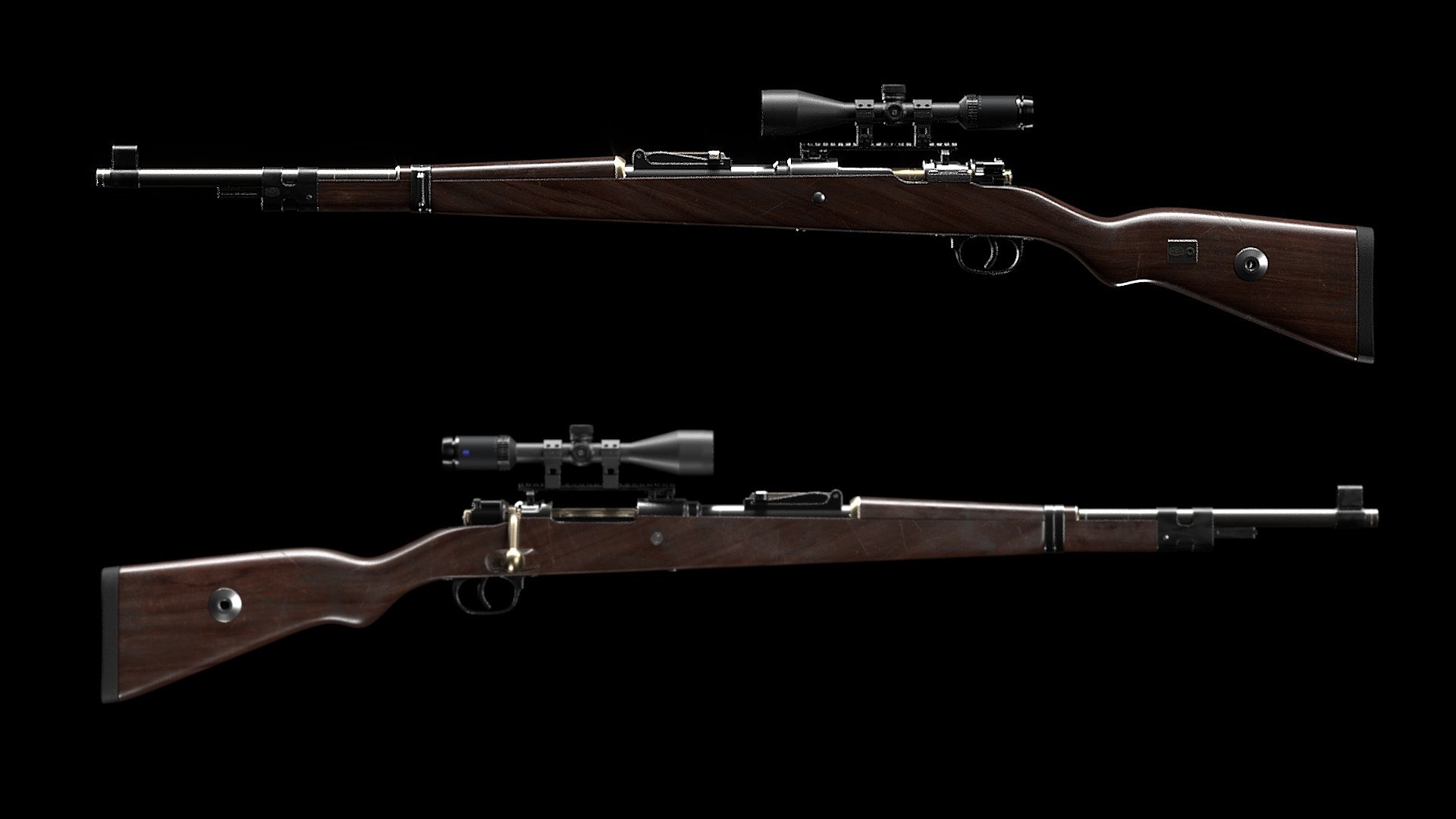 Kar98k Model - TurboSquid 2019861